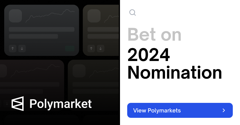 2024 Nomination Predictions & Real-Time Odds | Polymarket...