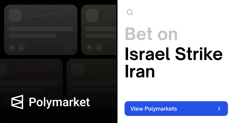 Israel Strike Iran Polymarkets | Polymarket