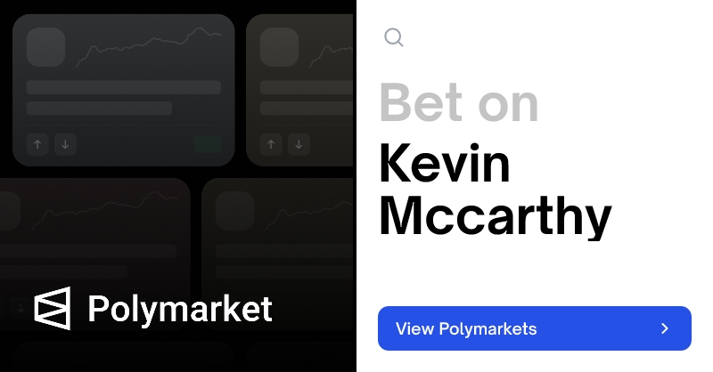 Kevin Mccarthy Predictions & Real-Time Odds | Polymarket