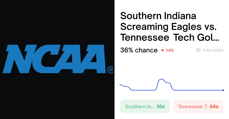 Southern Indiana Screaming Eagles vs. Tennessee Tech Golden Eagles Odds ...