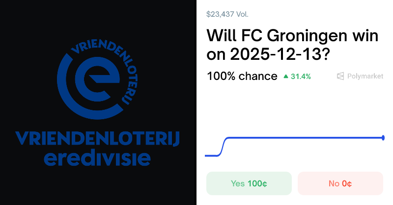 FC Groningen vs. FC Volendam Betting Odds & Predictions (Dec. 13, 2025 ...