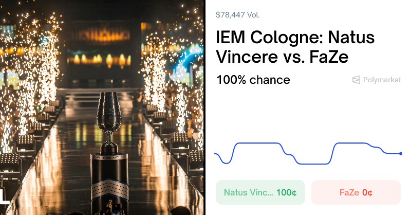 Polymarket | IEM Cologne: Natus Vincere vs. FaZe