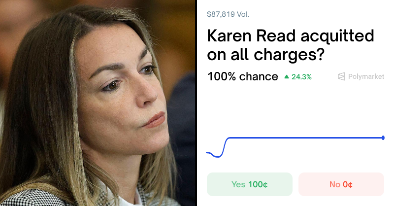 Karen Read acquitted on all charges? Predictions & Odds | Polymarket