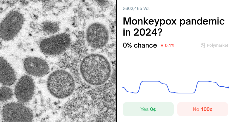 Monkeypox pandemic in 2024? Predictions & Odds | Polymarket