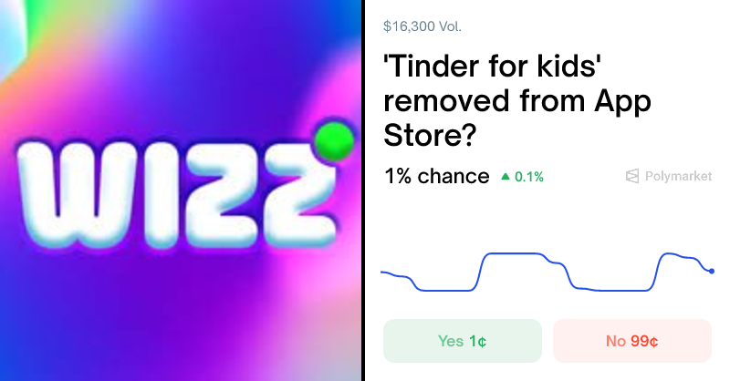 'Tinder for kids' removed from App Store? Predictions & O... | Polymarket