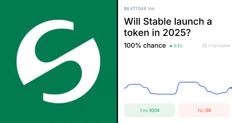 Will Stable launch a token in 2025? Predictions & Odds | Polymarket