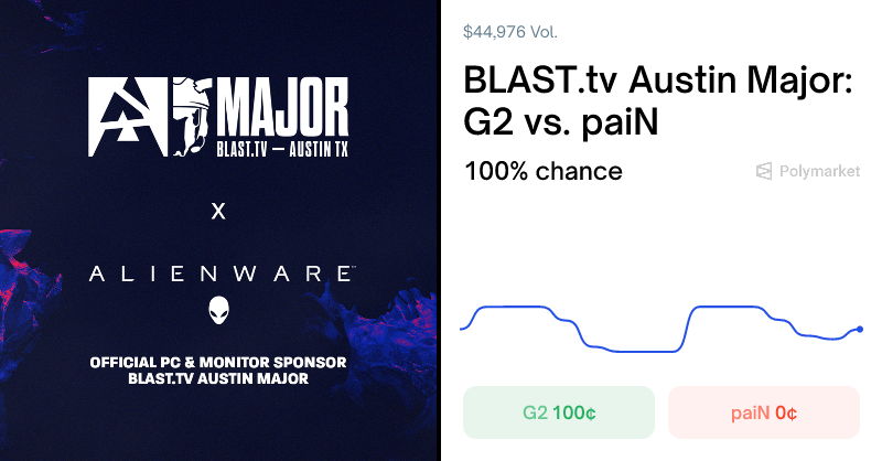 BLAST.tv Austin Major: G2 vs. paiN