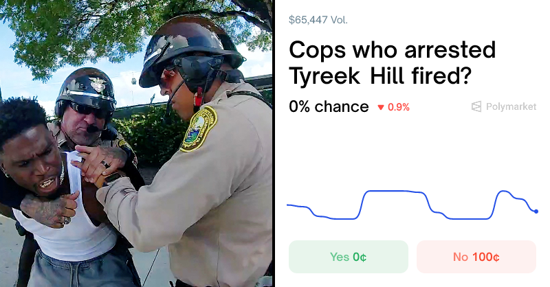 Polymarket | Cops who arrested Tyreek Hill fired?