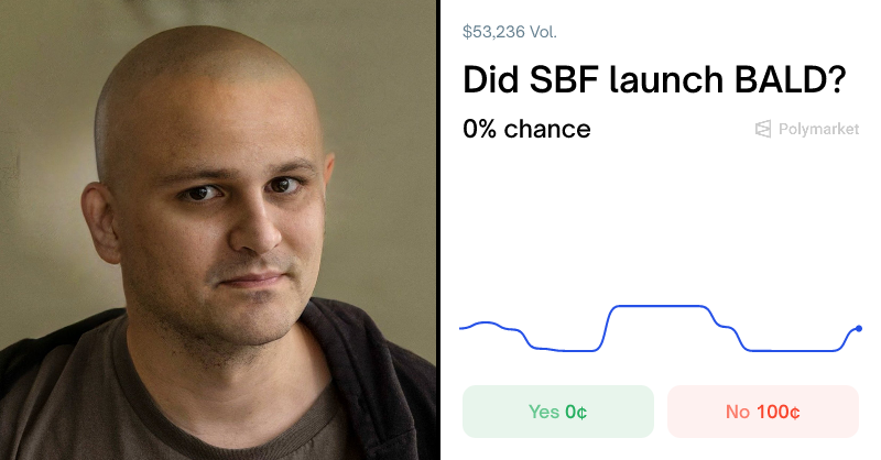 Polymarket | Did SBF launch BALD?