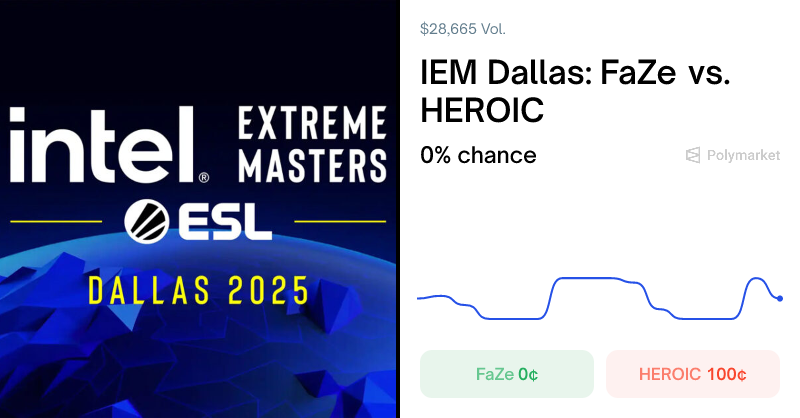 IEM Dallas: FaZe vs. HEROIC
