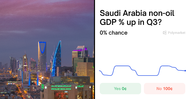 Saudi Arabia non-oil GDP % up in Q3?