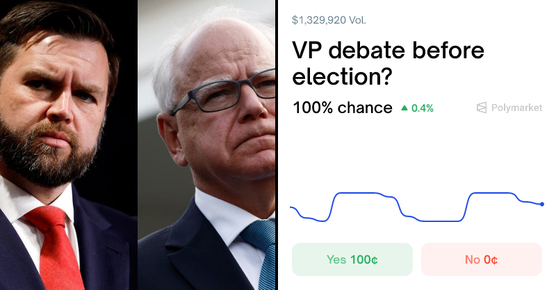 Polymarket | VP debate before election?