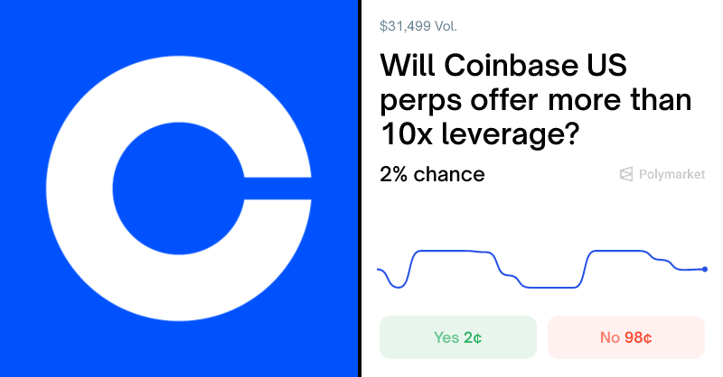 Will Coinbase US perps offer more than 10x leverage?