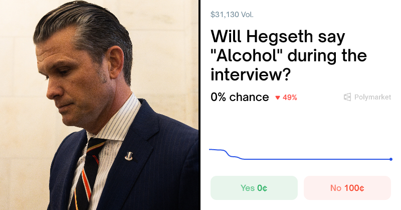 Polymarket | What will Hegseth say during Fox interview?