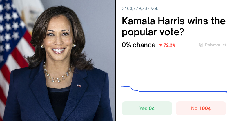 Popular Vote Winner 2024 Predictions & Odds | Polymarket