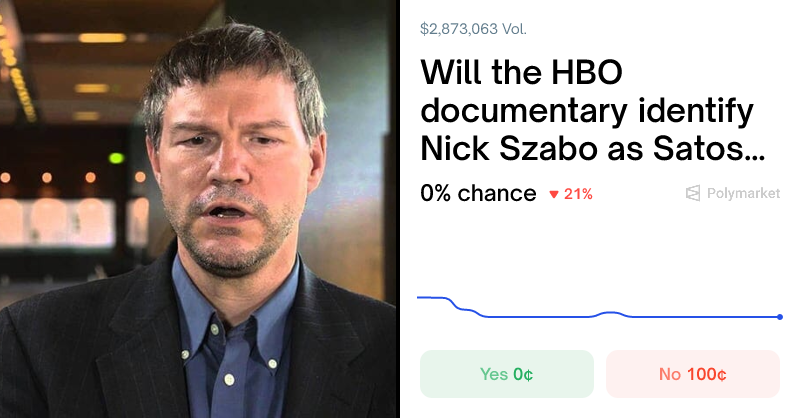 Who will HBO doc identify as Satoshi?