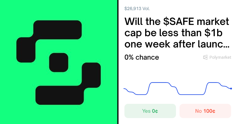 $SAFE Market Cap (FDV) one week after launch?