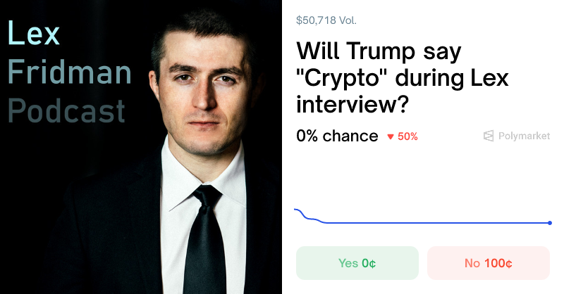 What will Trump say during Lex Fridman interview?