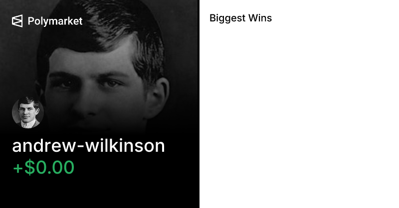 @andrew-wilkinson on Polymarket